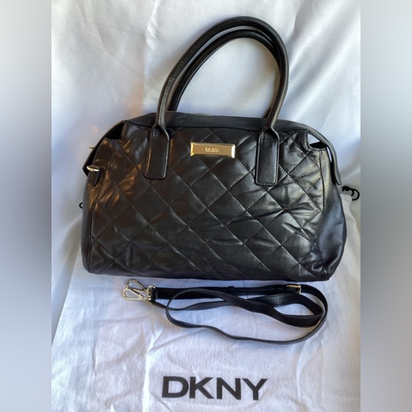 DNKY | Bags | Dnky Soft Quilted Leather Shoulder Bag | Poshmark